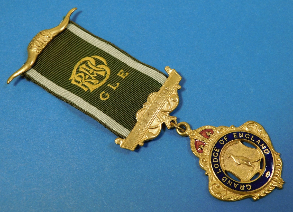 Vintage RAOB Buffaloes Gilt Metal Enamel Jewel Medal 1948 - Etsy UK