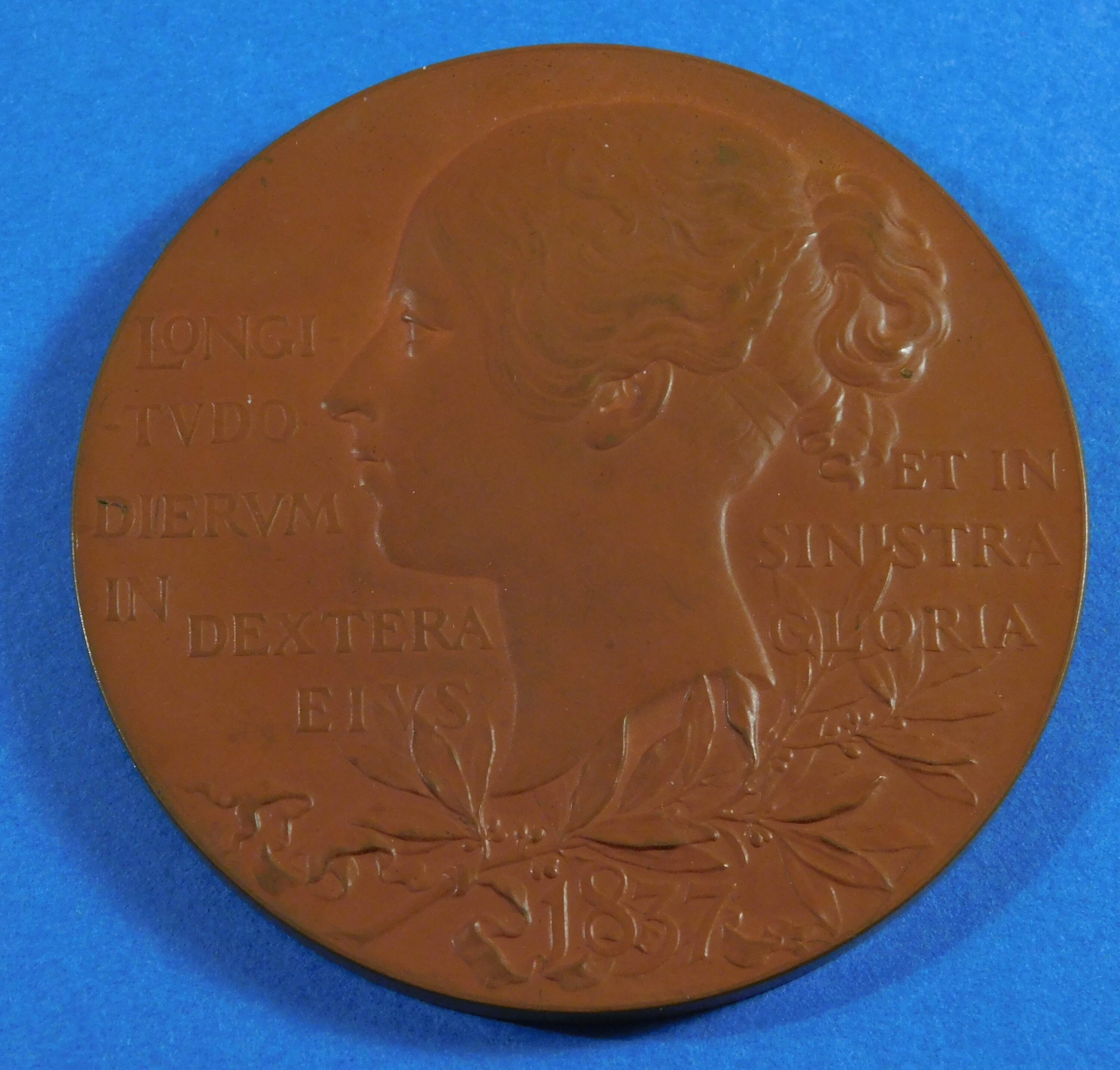 Victorian Queen Victoria 1897 Diamond Jubilee Bronze Commemorative ...