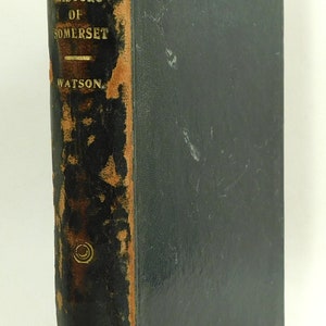 Leather Book Chronological History of Somerset Vol 1&2 Complete 1925 W ...