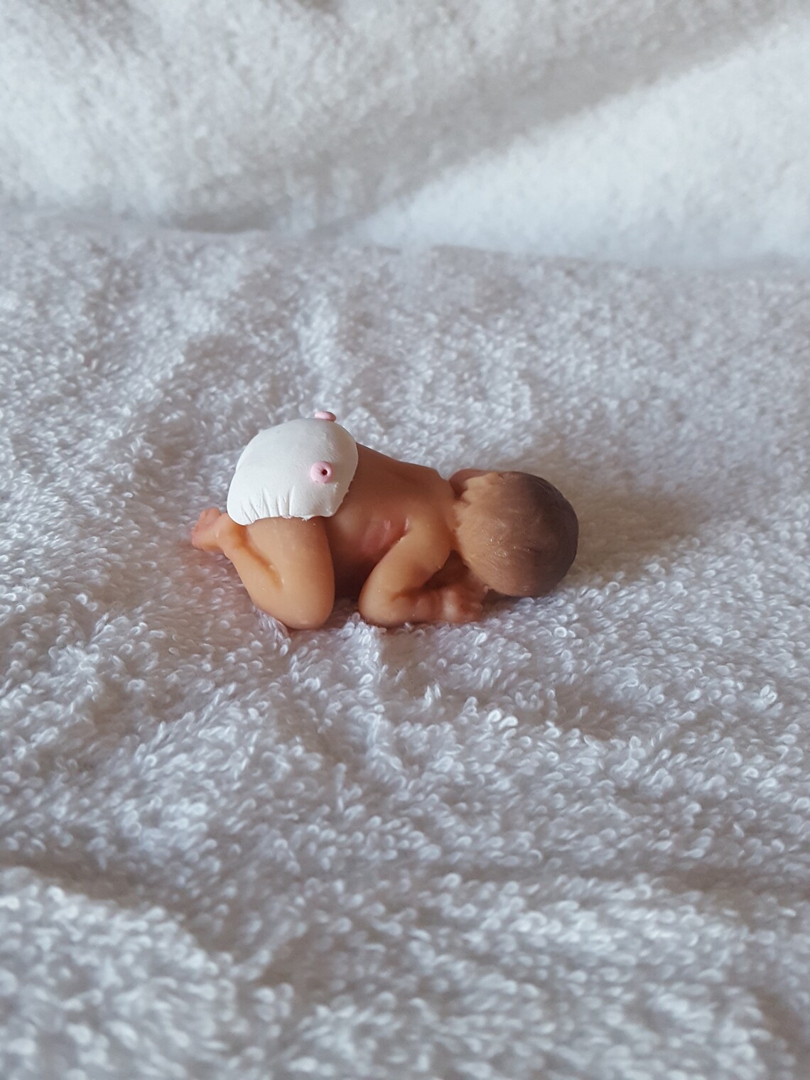 Handmade Ooak Polymer Clay Fimo Baby Girl, Baby Shower, Dolls House - Etsy