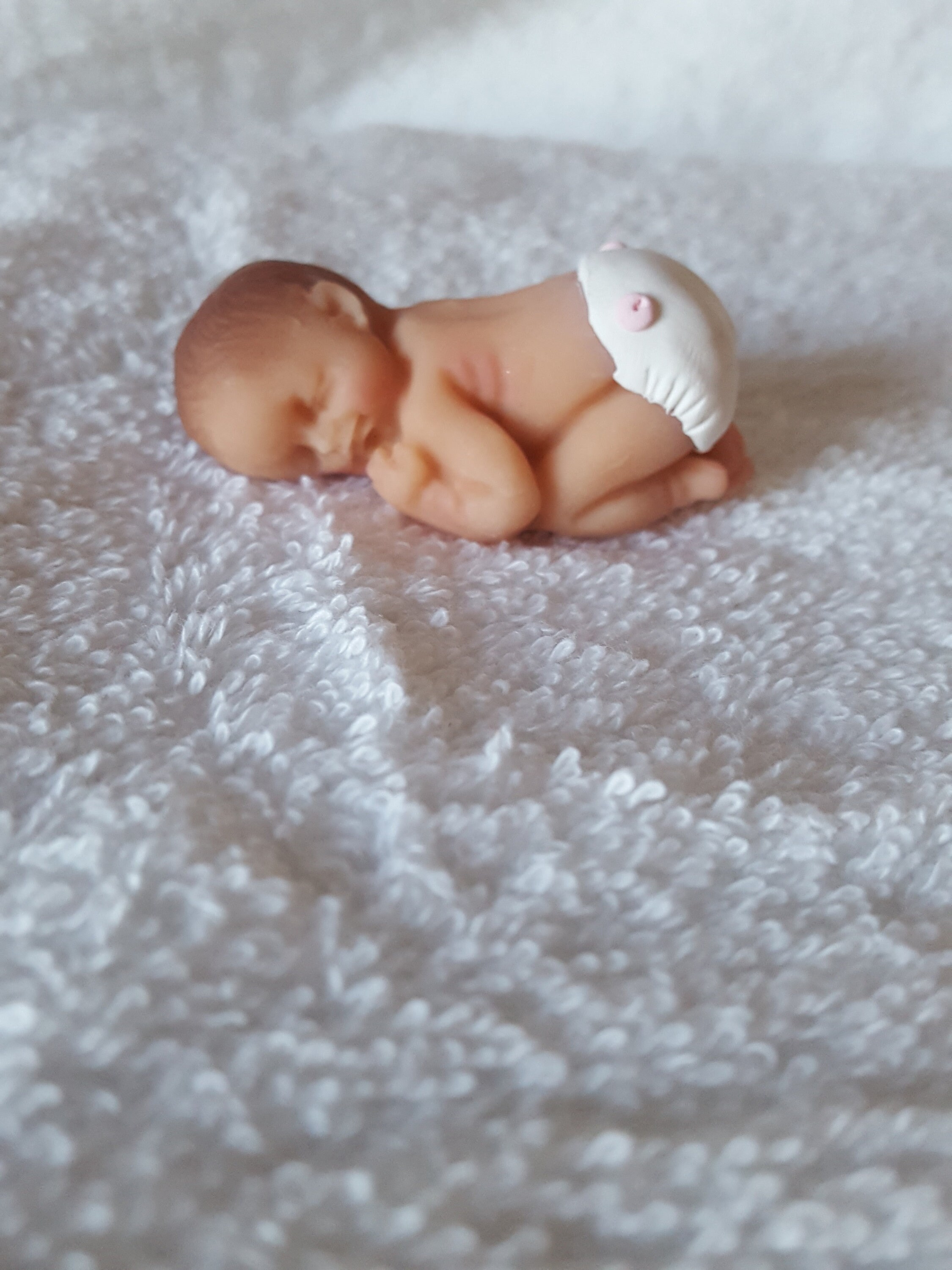 Handmade Ooak Polymer Clay Fimo Baby Girl, Baby Shower, Dolls House - Etsy