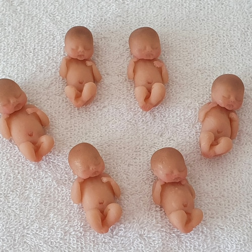 Handmade Ooak Polymer Fimo Clay Sleeping Baby Cake Topper - Etsy