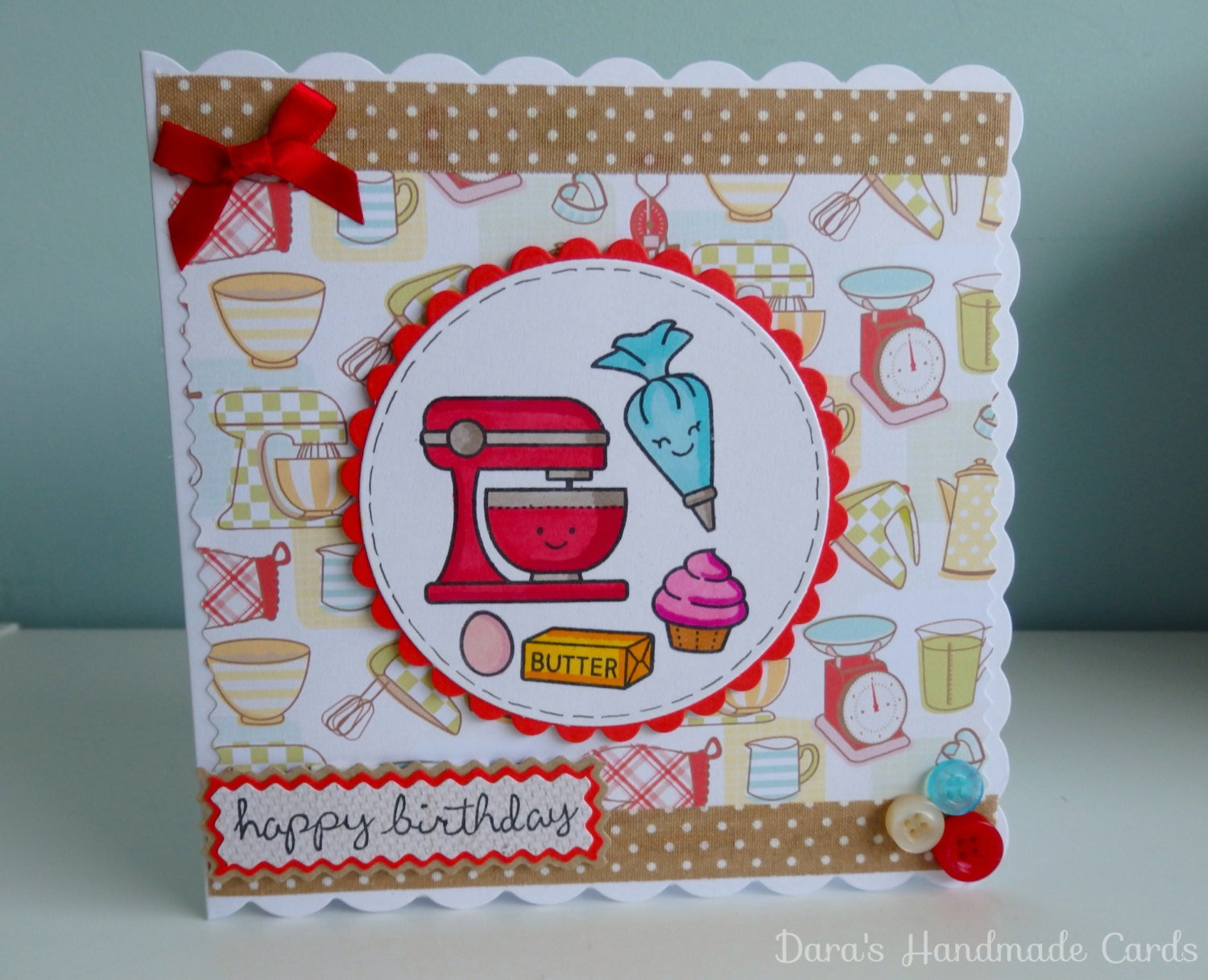 Handmade Retro Baking Card BirthdayThank You Retirement | Etsy