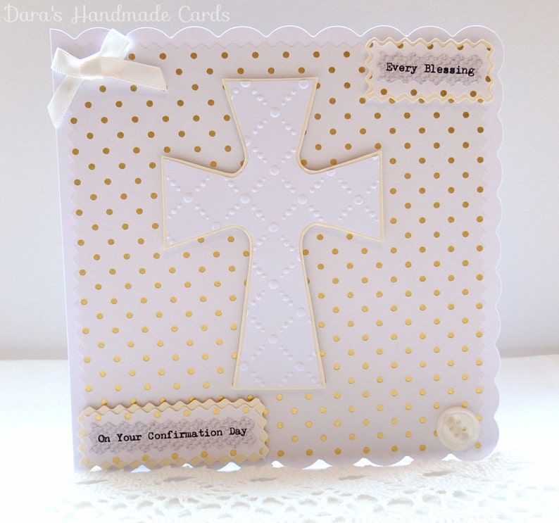 Handmade First Communion/confirmation Card Religious, Personalised, Boy ...