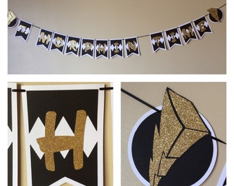 Power rangers banner | Etsy