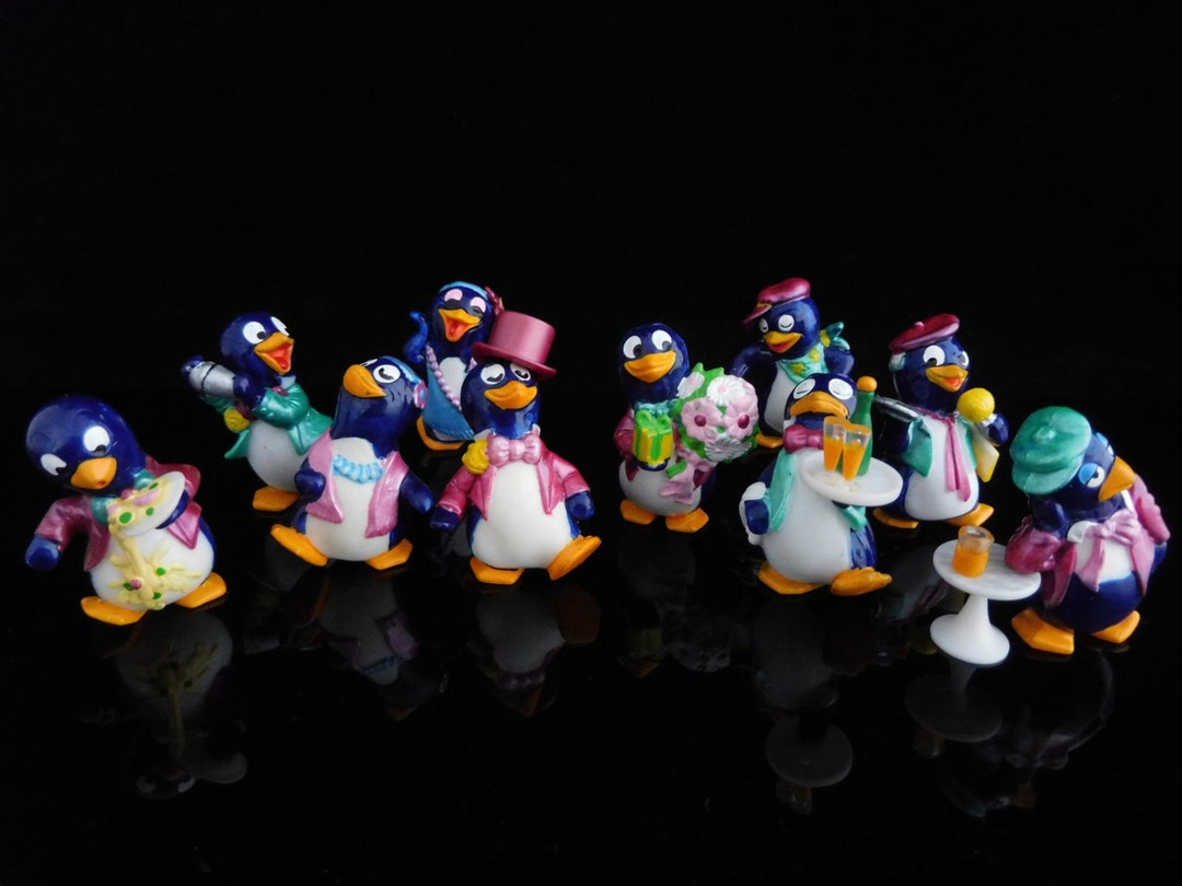 Vintage Toys, Peppy Pingos Party, Penguin Cake Topper, Penguins ...