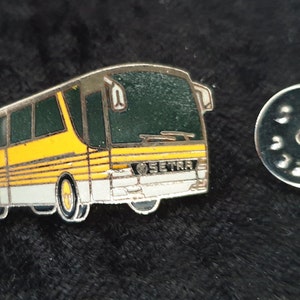 Rare Promotion Pin, SETRA Bus, Vintage Motor Car Gift, Steel and Enamel ...