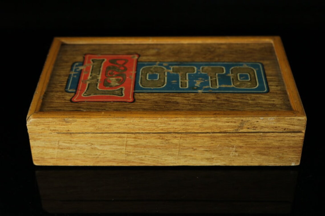 Antique LOTTO Table Game in Collectible Condition With 12 - Etsy