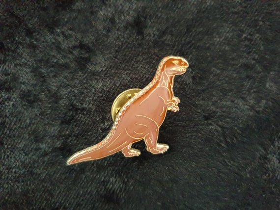 Vintage Dinosaur Pin, Dinosaur enamel pin, promotion … - Gem
