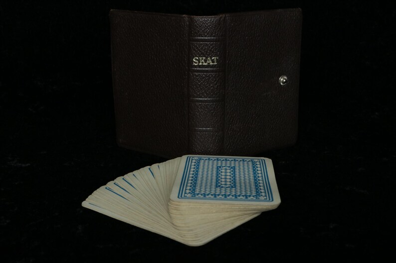 Table Game Collectible Vintage SKAT Card Game Made in - Etsy