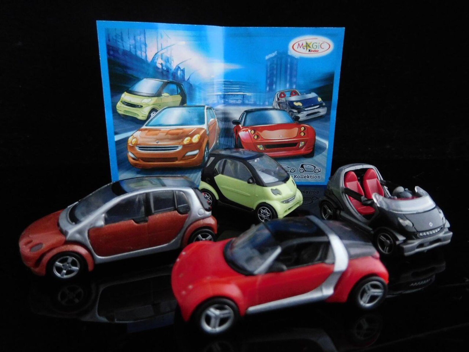 Vintage Toys Collectible SMART Car Set of 4 Miniature SMART | Etsy