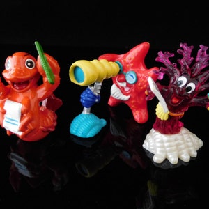 Vintage Toys, Collectible, Aqualand Marine Sea Animals, Underwater City ...