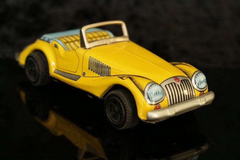 Vintage Toys, Collectible Wind-up Car, Miniatur Car, Iron Sheet Toys ...