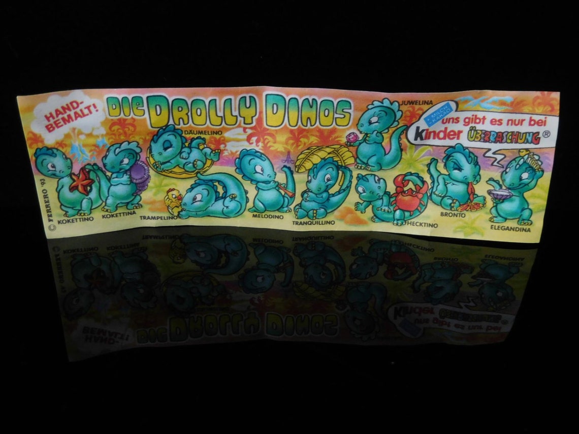 Vintage Toys Collectible Dinosaurs Drolly Dinos Complete - Etsy