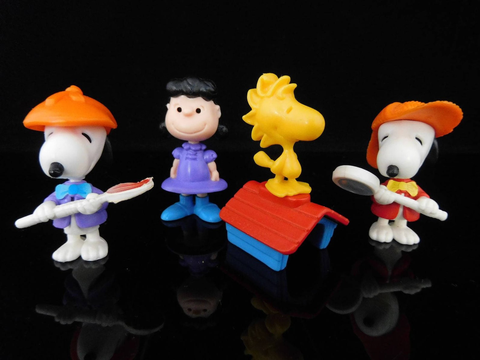 Vintage Toys Collectible Peanuts 1993 Snoopy Lucy Charly - Etsy
