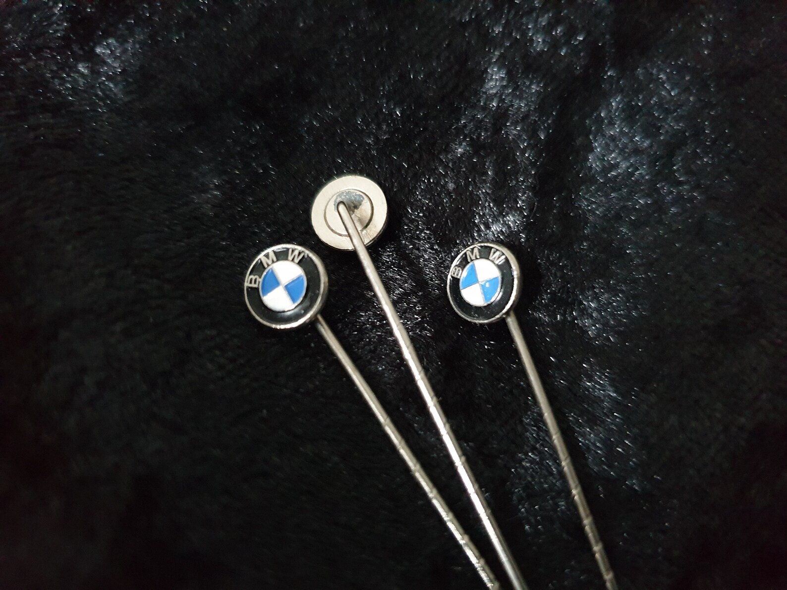 Vintage LOGO PIN Promotion Needle Badge BMW Silver Plated - Etsy