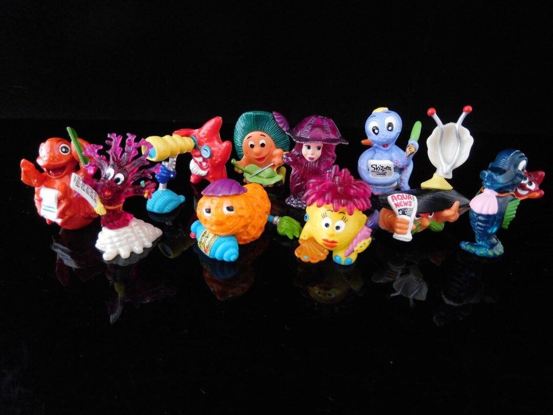 Vintage Toys, Collectible, Aqualand Marine Sea Animals, Underwater City ...