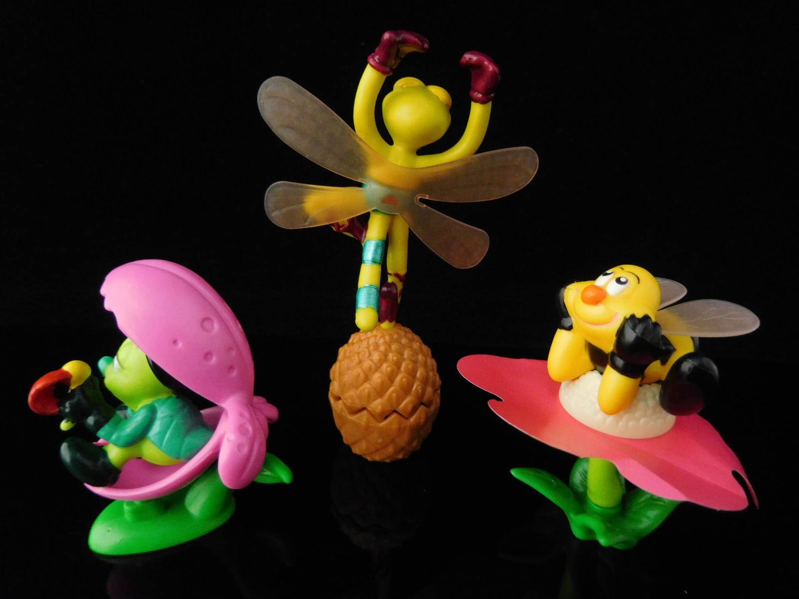 Vintage Toys, Collectible, Maya the Bee, Eruca, Dragonfly, Butterfly ...