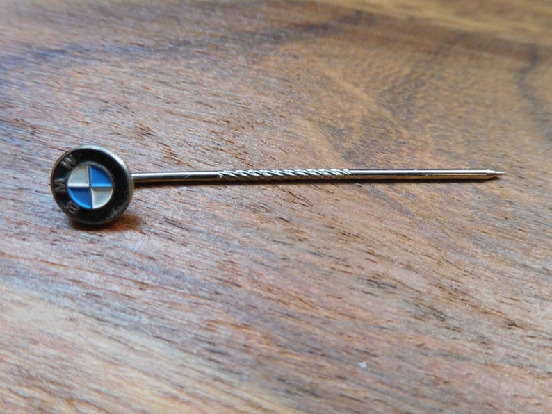Vintage LOGO PIN Promotion Needle Badge BMW Silver Plated - Etsy