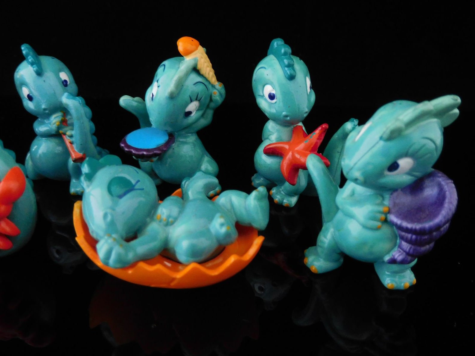 Vintage Toys Collectible Dinosaurs Drolly Dinos Complete - Etsy