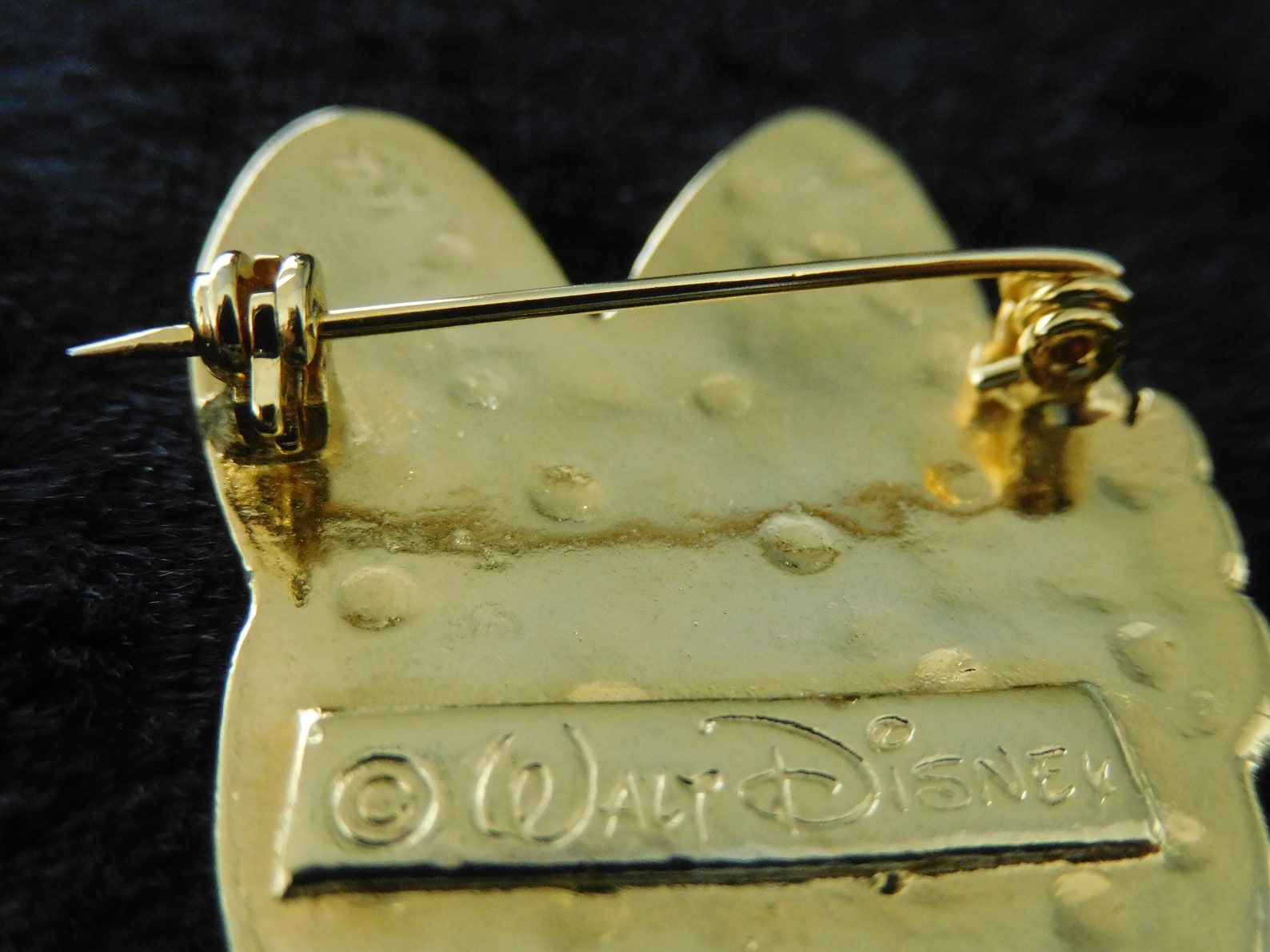 BIG Gold Plated Enamel Vintage Comic Pin Miniature Toys - Etsy