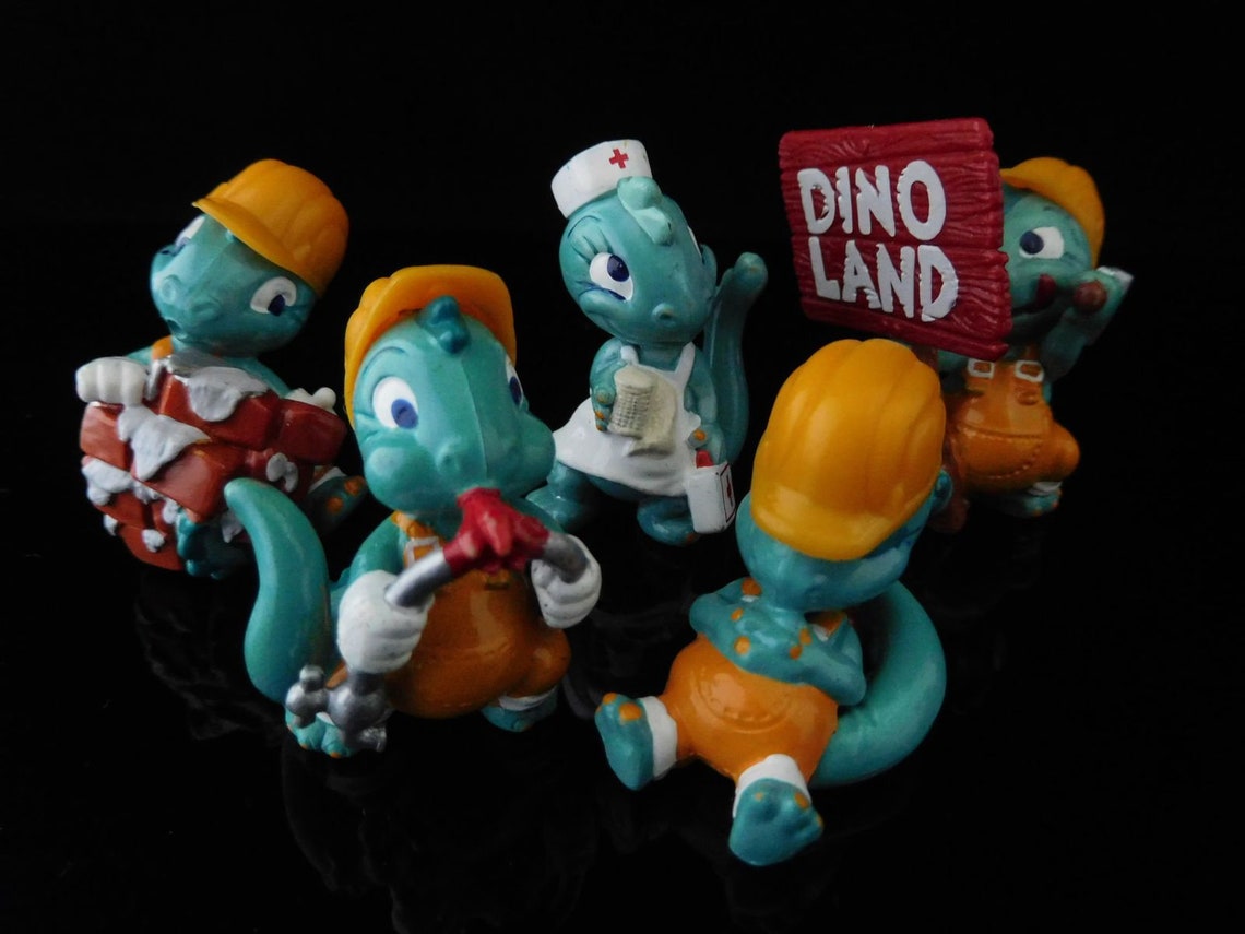 Vintage Toys, Collectible, Dinosaurs, Operator Dinos, Building Worker ...