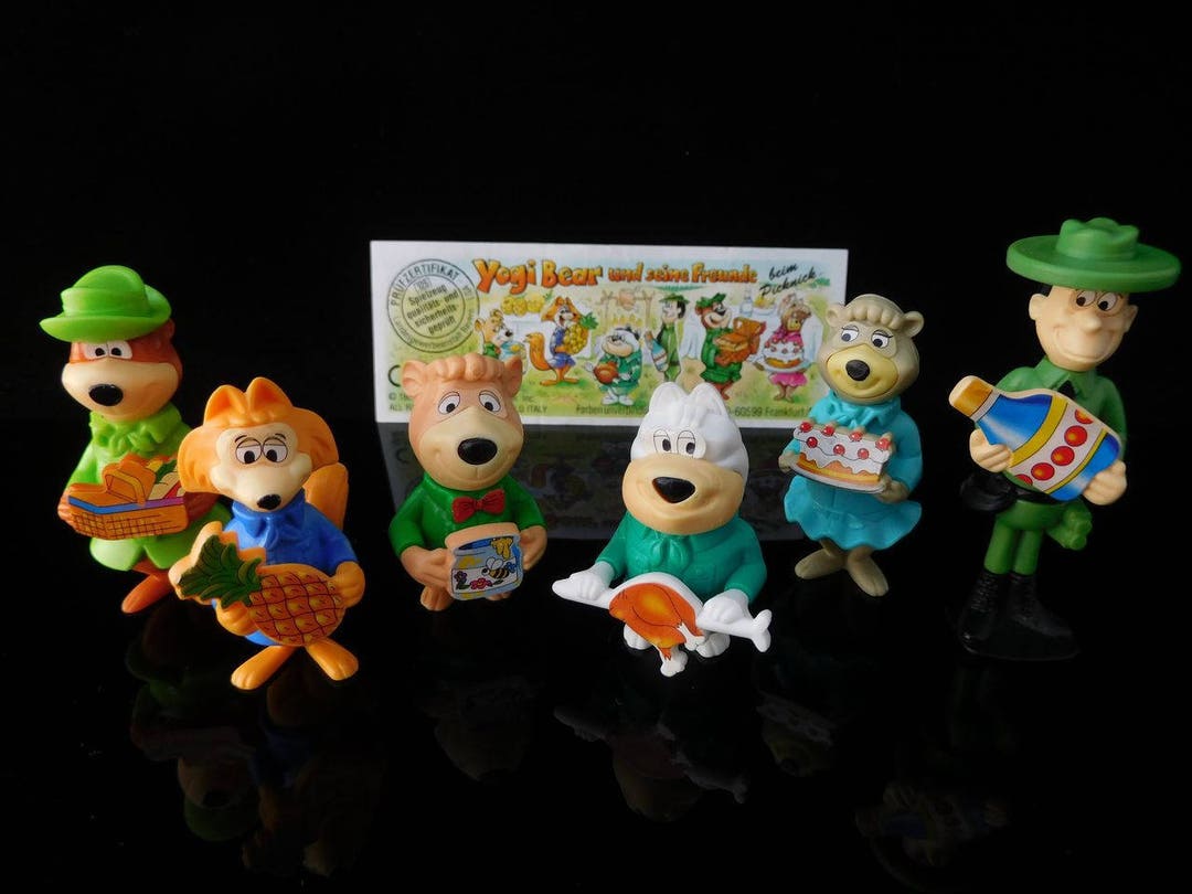 Vintage Toys, Collectible, Yogi Bear and His Friends at the Picnic ...