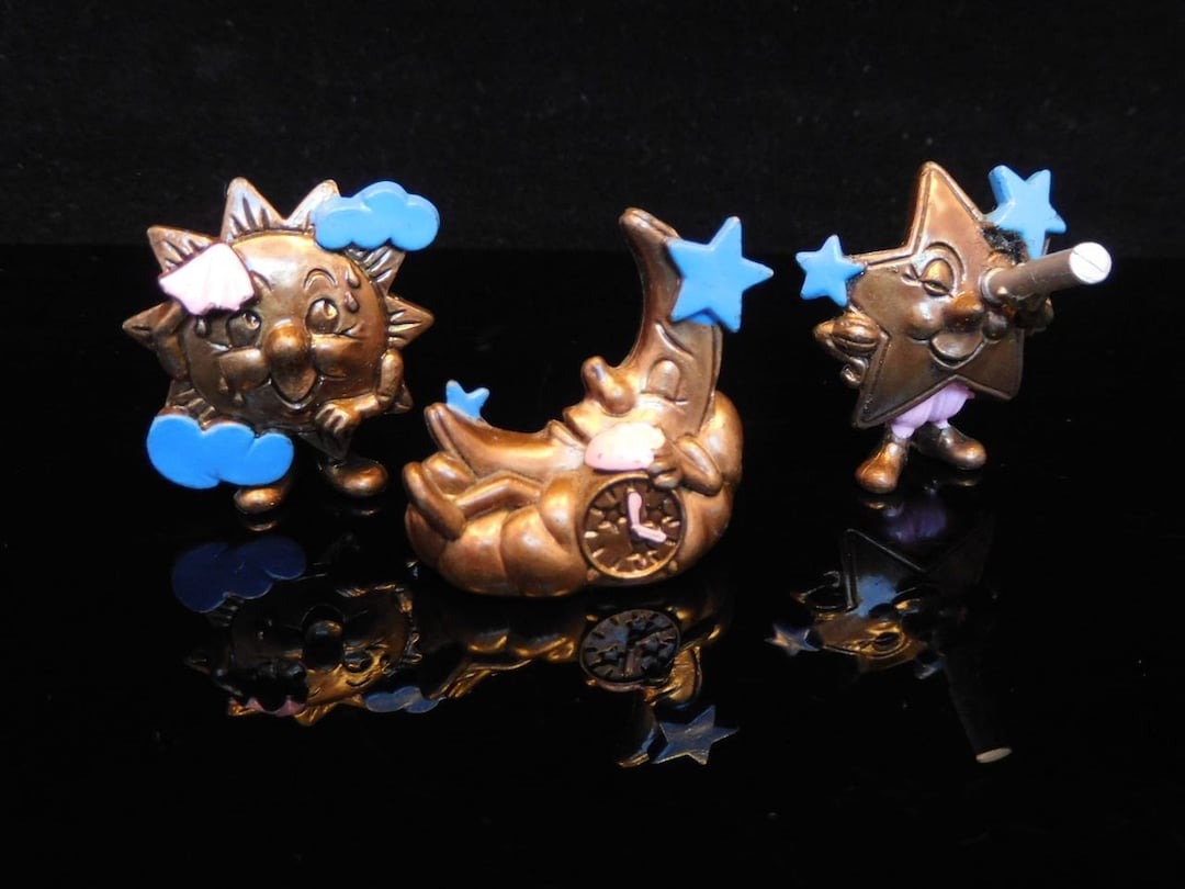 Vintage Toys, Collectible, Christmas, Sun Moon & Stars, Xmas Decoration ...