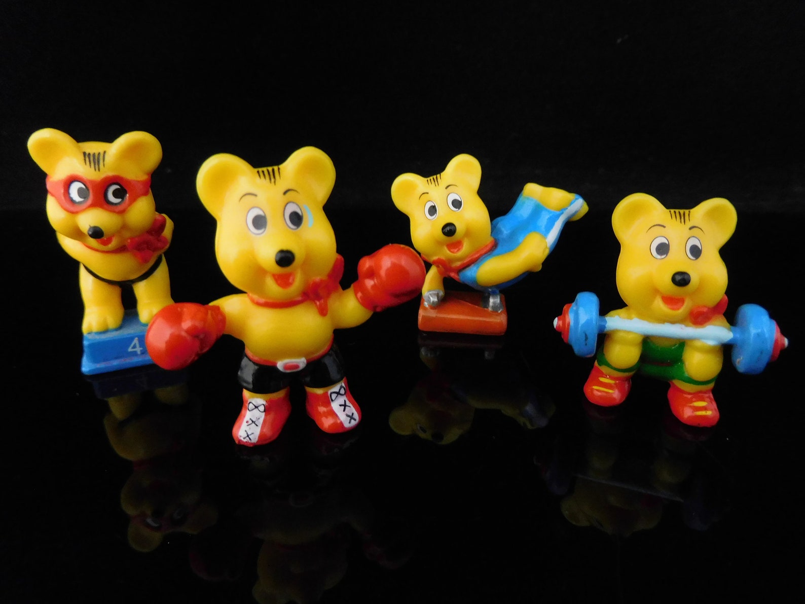 Vintage HARIBO Bear Set Miniature Toys Promotion Figures | Etsy