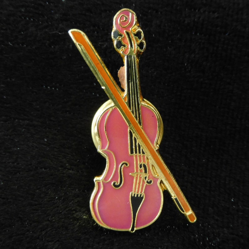 Pink Violin - Etsy