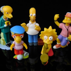 Vintage Toys Collectible Die Simpsons With Nelson Krusty - Etsy