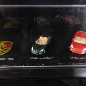 Vintage Toys, Collectible, PORSCHE Car DIORAMA, Set of 4 Miniature ...