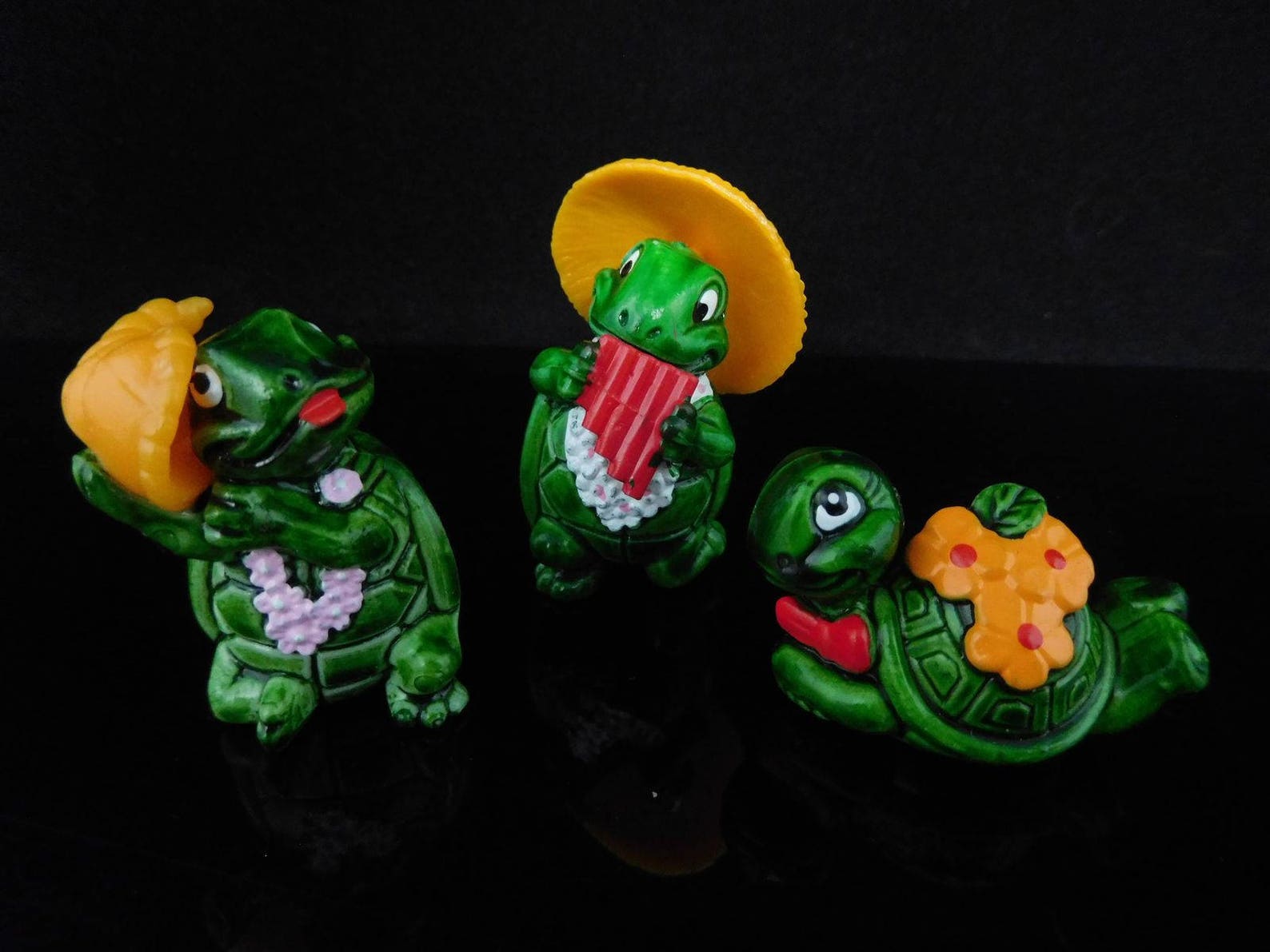 Vintage Toys, Collectible, TERRAPINS 1992, Garden Turtles, Complete ...