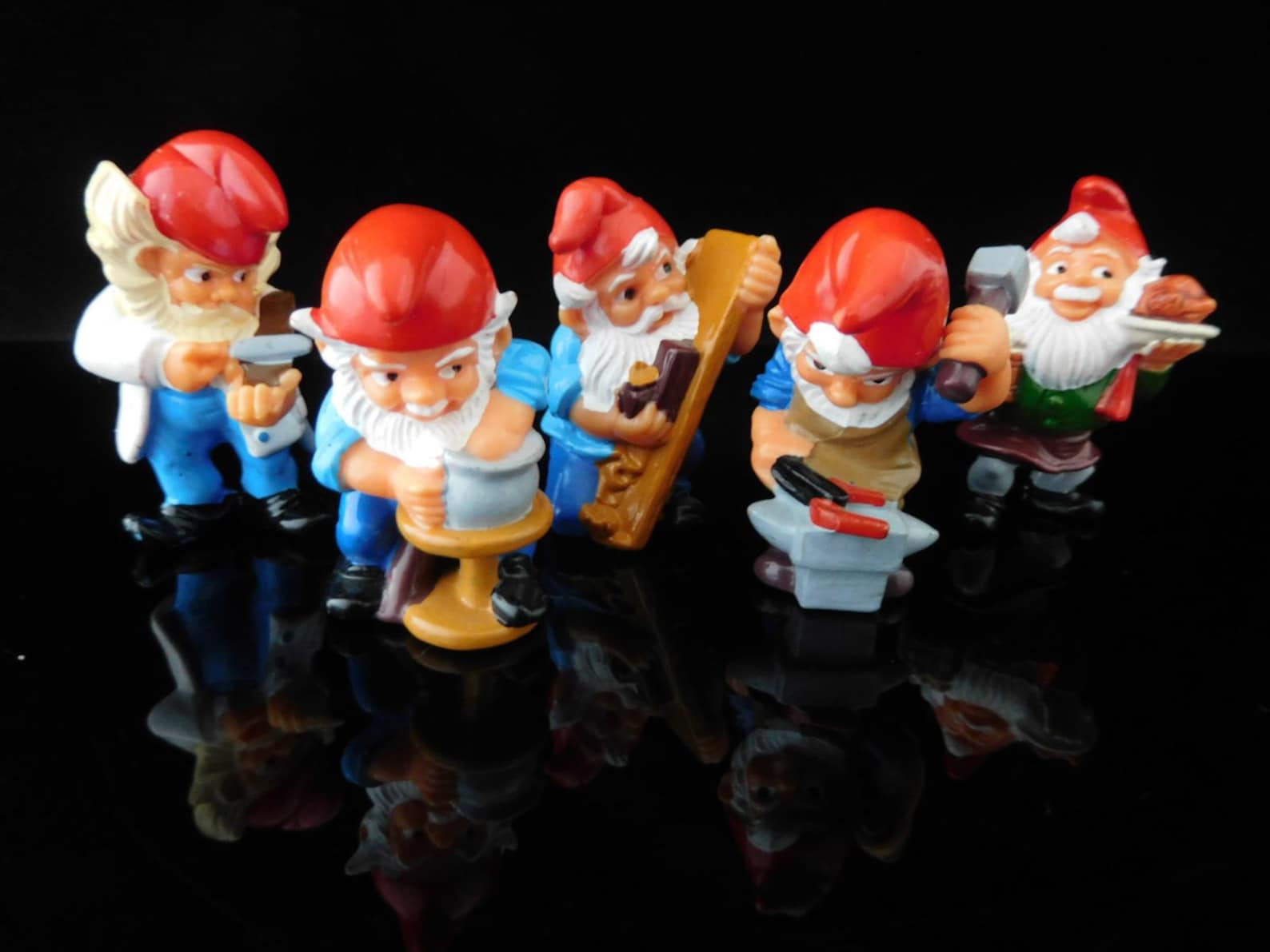 Vintage Toys Craft of the Dwarfs Mechanical Dwarfs Complete - Etsy