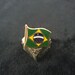 Vintage LOGO PIN, Badge, Miniature Toys, Brazil Flag, Pinback Button ...