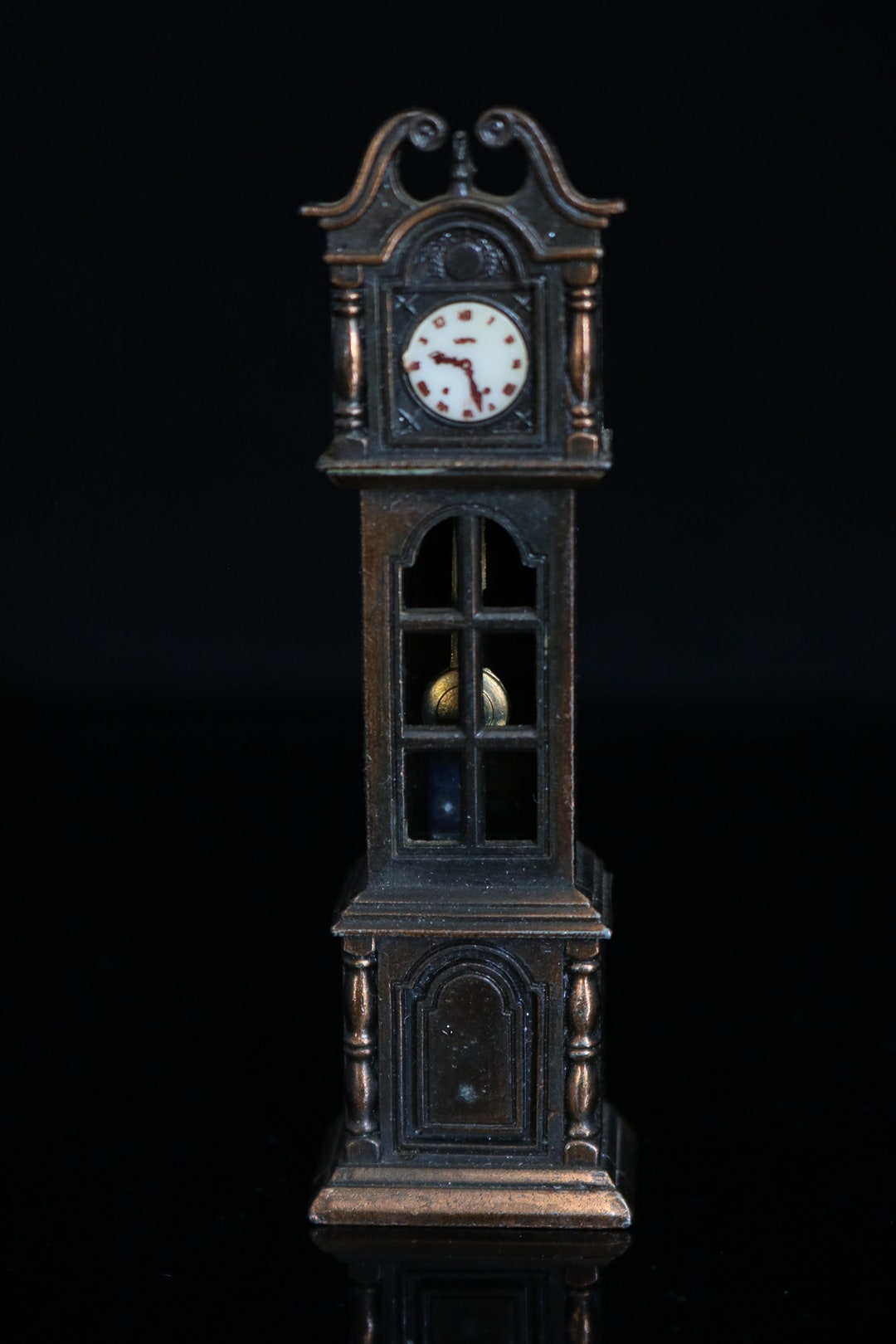 Pencil Sharpener, Bronze Sharpener in Form of a Long Case Clock // Made ...