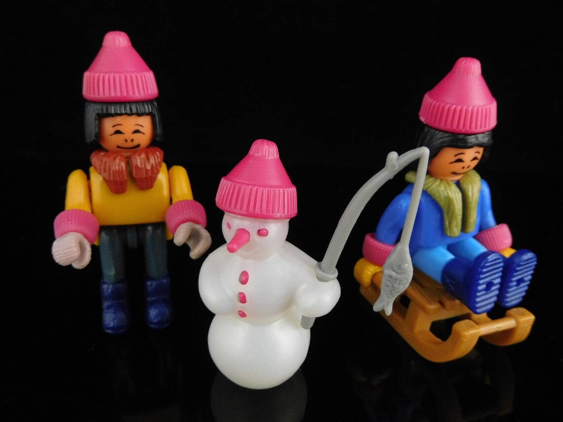 Vintage Toys Collectible Eskimo Miniature Adventure Ice - Etsy