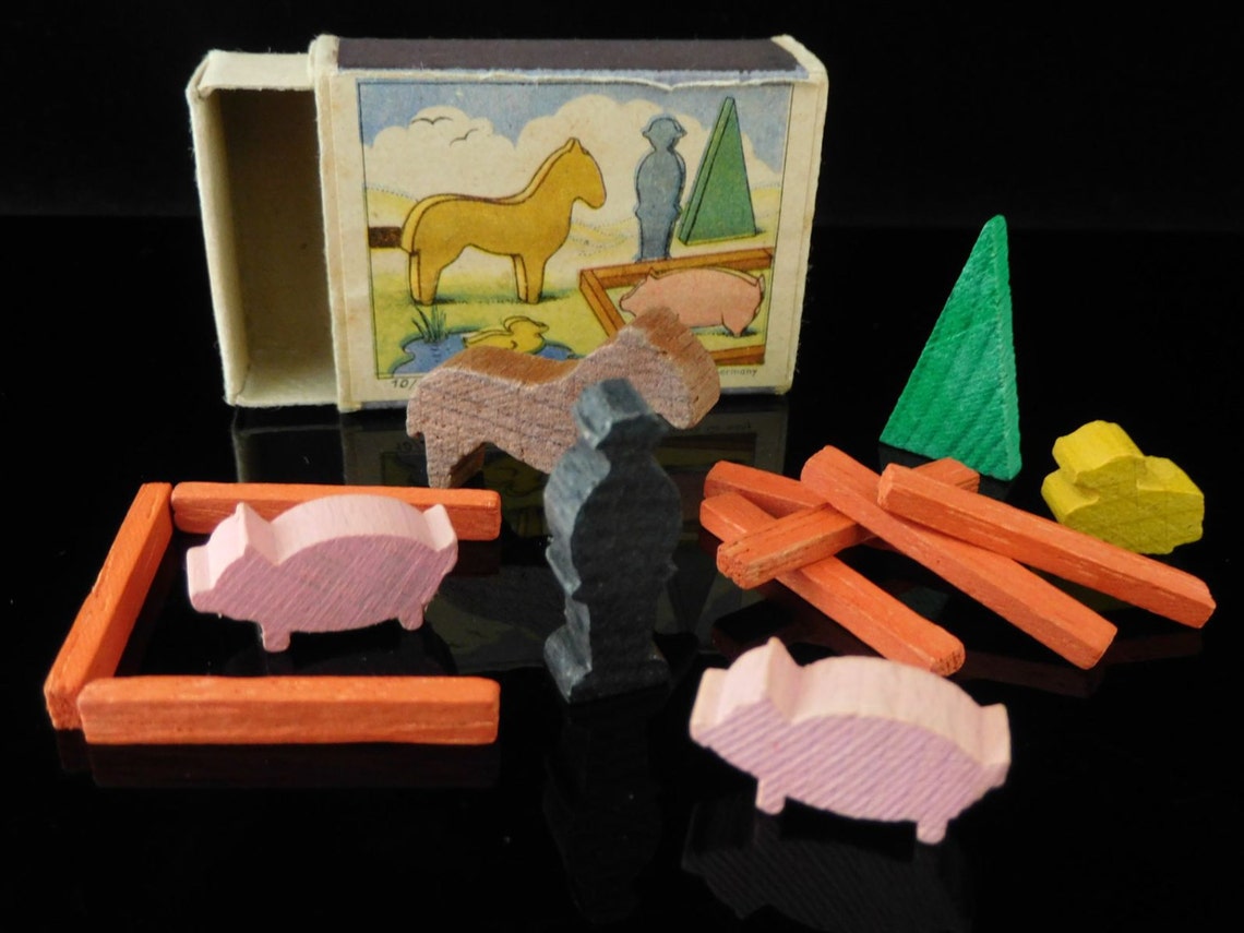 Wooden Toy Wooden Miniature Toys Micro Toys Toy Blocks - Etsy