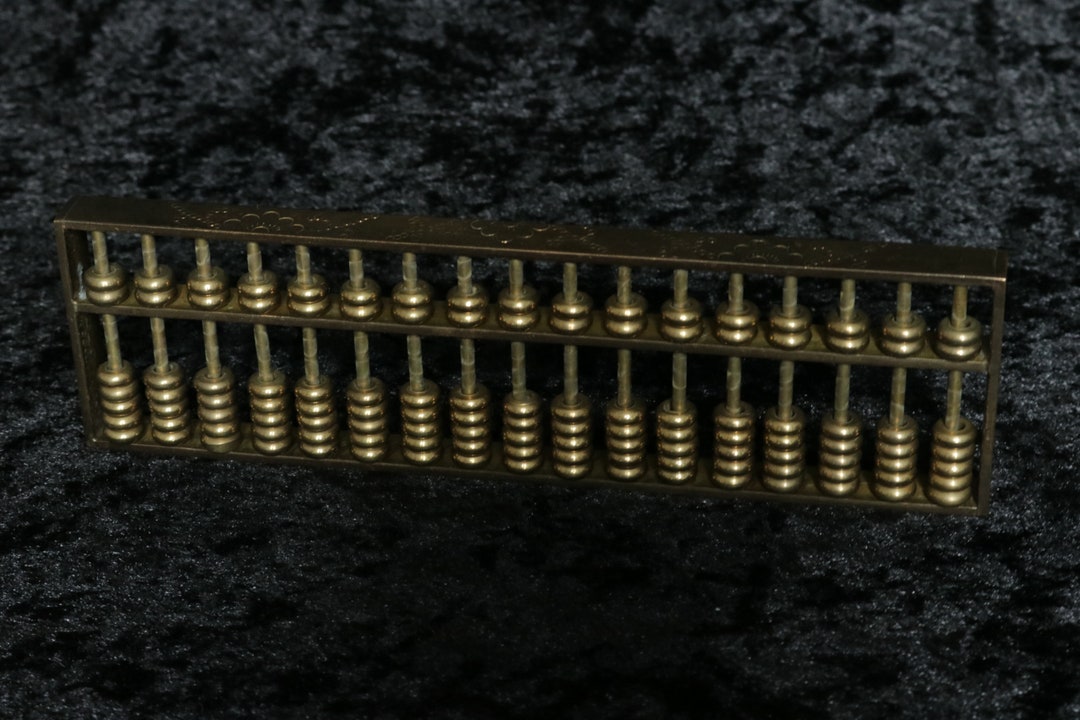 Vintage Toys, Collectible, Bronze or Brass Abacus, Miniatur Abacus ...