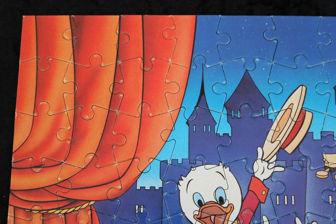 Table Game Collectible Disney Puzzle Duck Tales Puzzle - Etsy
