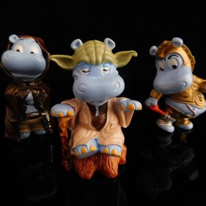 Vintage Toys, Collectible, Star Wars Happy Hippos, Darth Vader ...