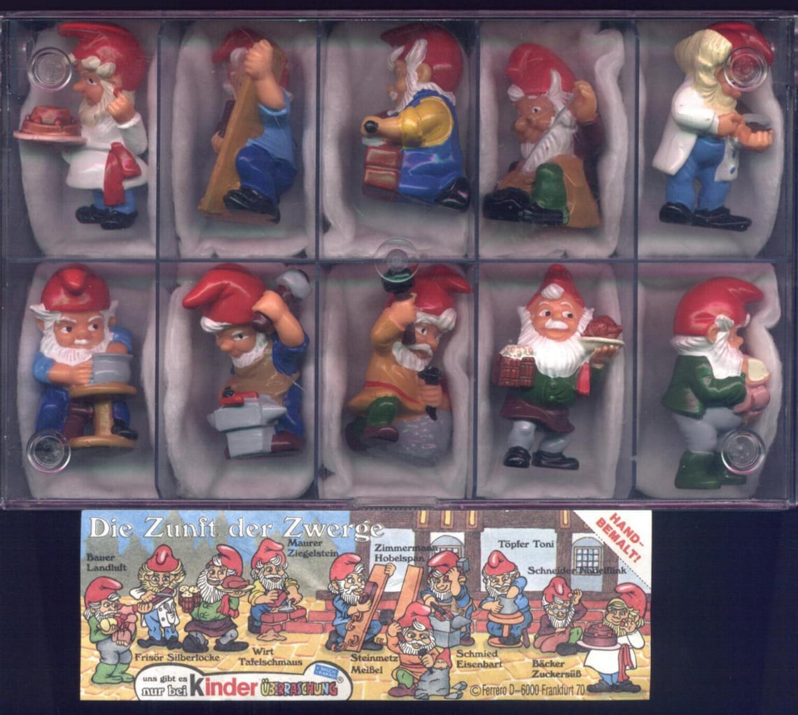 Vintage Toys Craft of the Dwarfs Mechanical Dwarfs Complete - Etsy