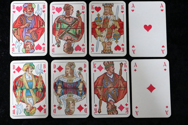 Table Game Collectible Vintage SKAT Card Game Made in - Etsy