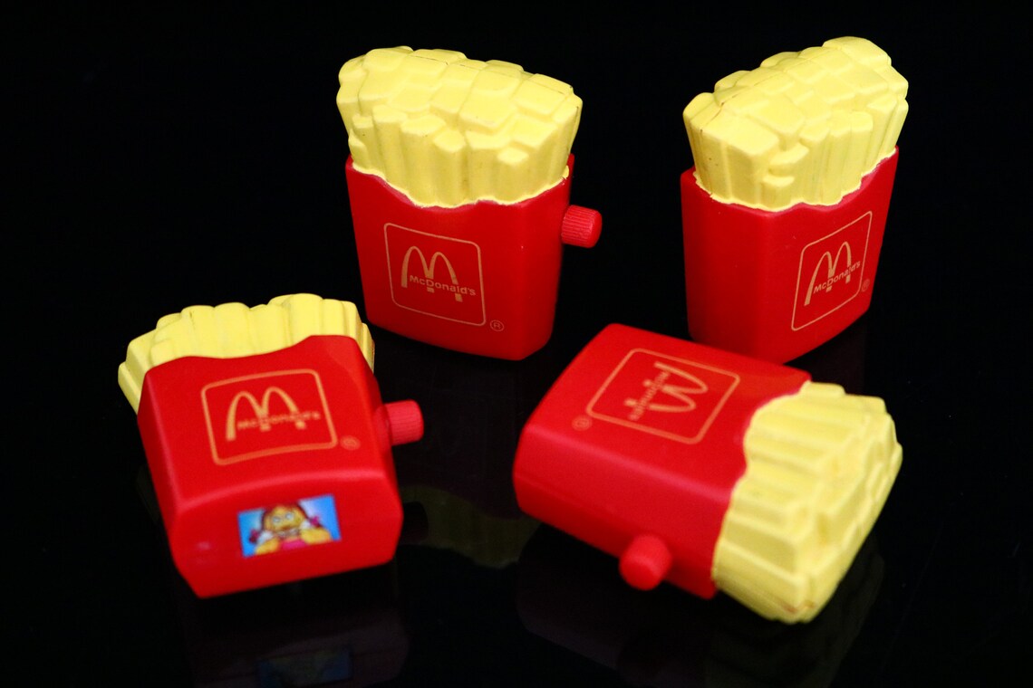 Mcdonald's Toys Collectible Fast Food Toys Potato Chips | Etsy