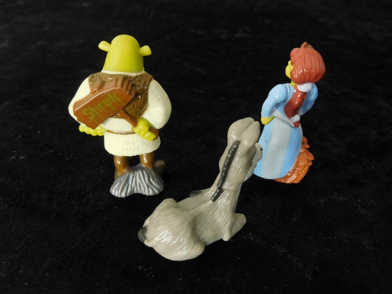 Vintage Toys, Collectible, Shrek the 3rd, Hand Painted Miniatures ...