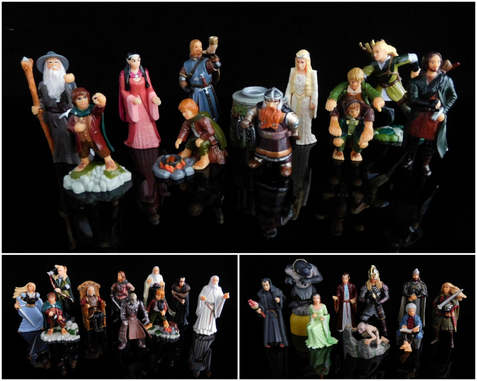 Vintage Toys Collectible the Lord of the Rings Set I II and | Etsy