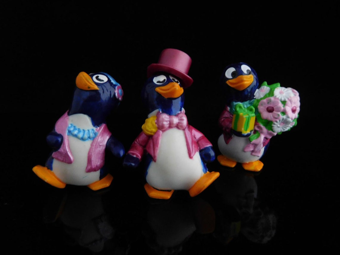 Vintage Toys Peppy Pingos Party Penguin Cake Topper | Etsy