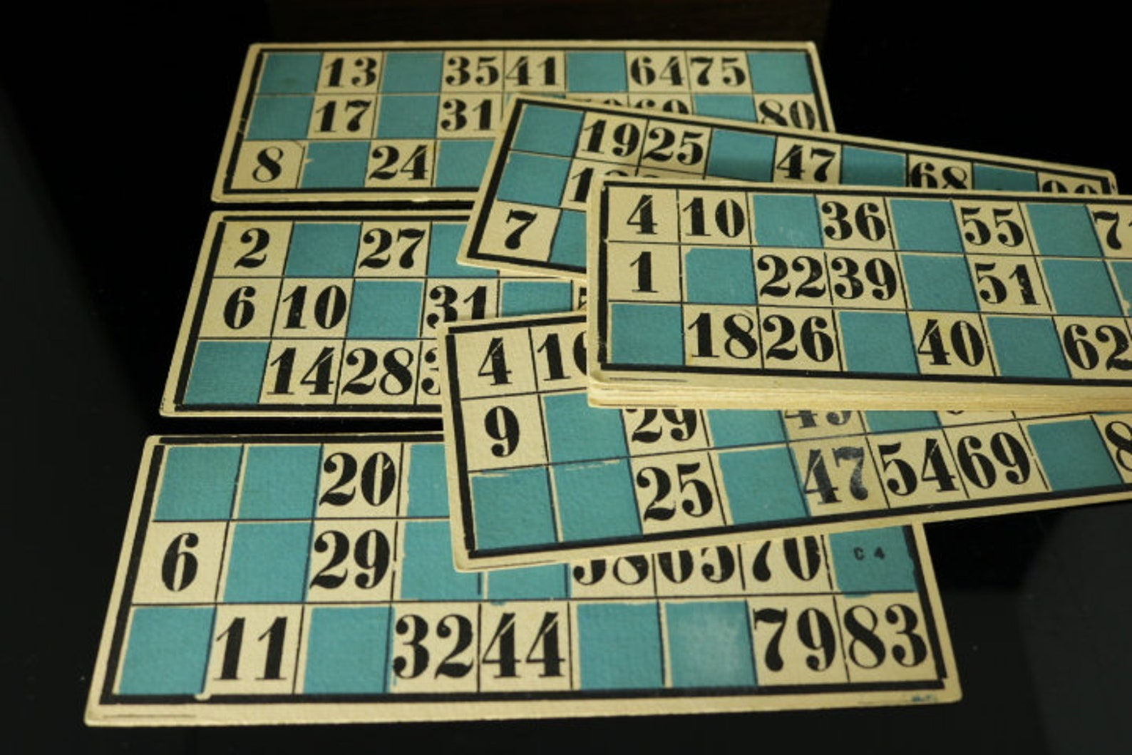 Antique LOTTO Table Game in Collectible Condition With 12 - Etsy