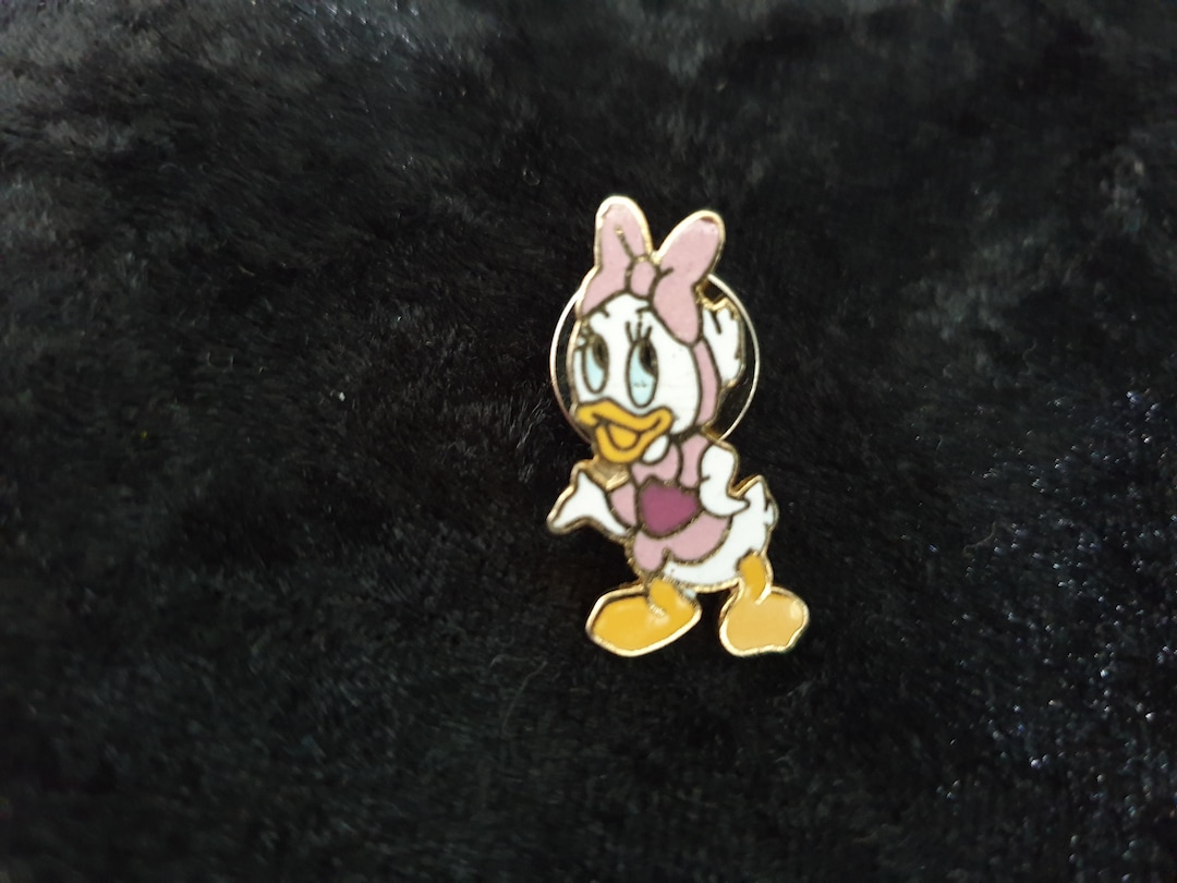 Vintage LOGO PIN, Miniature Toys, DISNEY Pin, Daisy Duck, Pinback ...