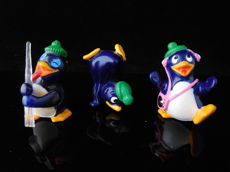 Vintage Toys Collectible Winter Penguins Ice Penguin Die - Etsy